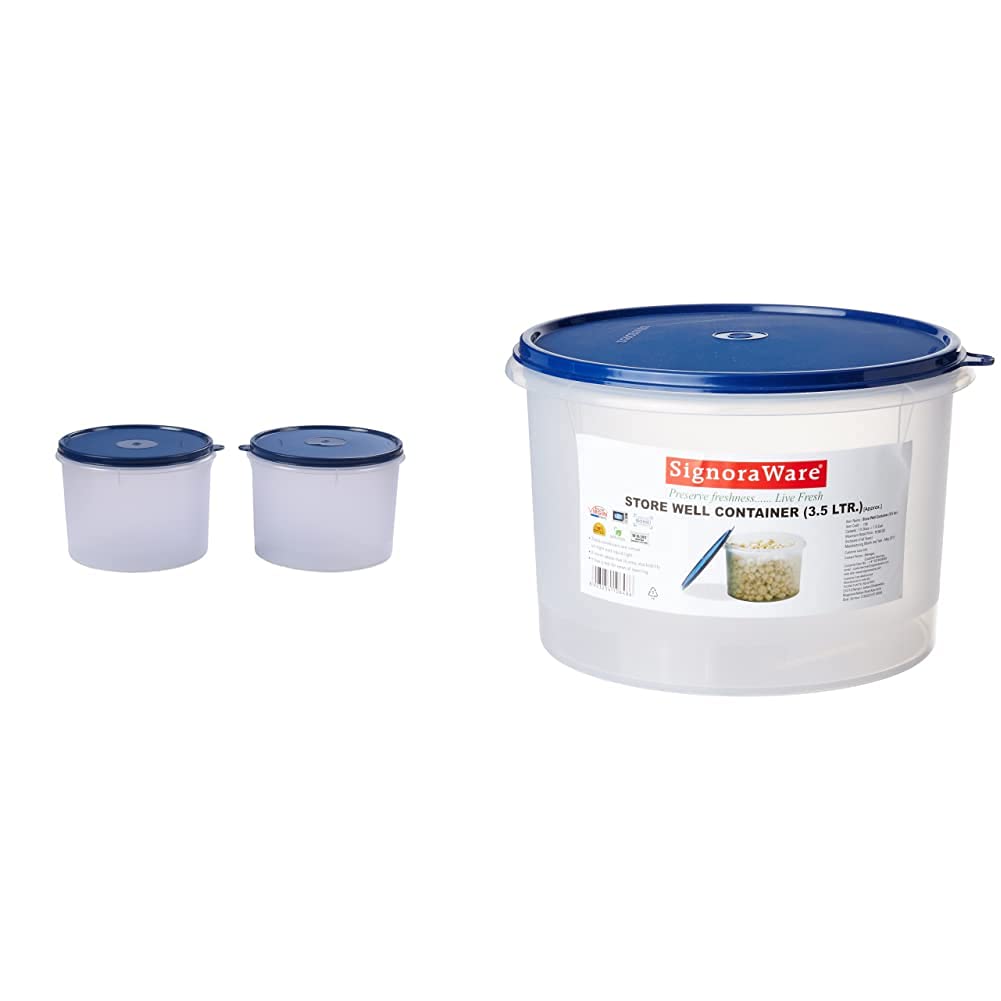Buy Signoraware Store Well Container Set, 2.5 litres, Set of 2, Mod ...