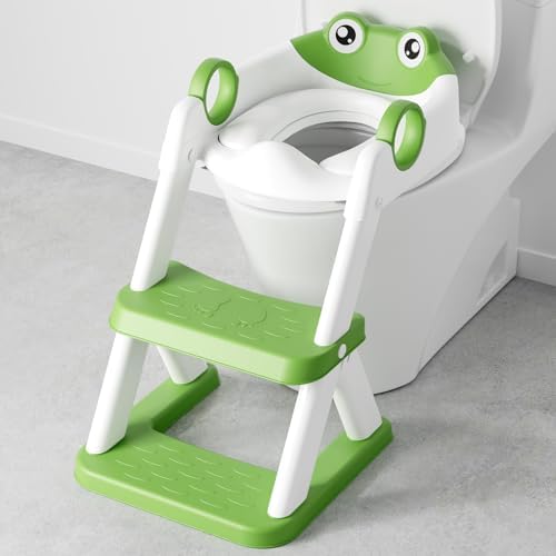 COOSEYA Frog Toilet Seat, Potty Training Toilet Seat for Toddler ...
