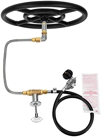 Stanbroil LP Propane Gas Fire Pit Stainless Steel Burner Ring ...