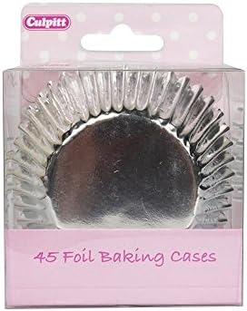 Culpitt Silver Foil Cake Cases 45S : Amazon.co.uk: Home & Kitchen