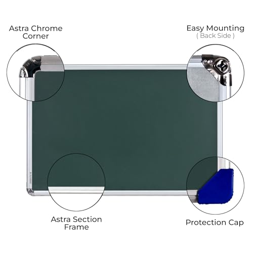ALKOSIGN Astra Chrome Plus Series Magnetic Chalk Boards (5 x 4 Feet ...