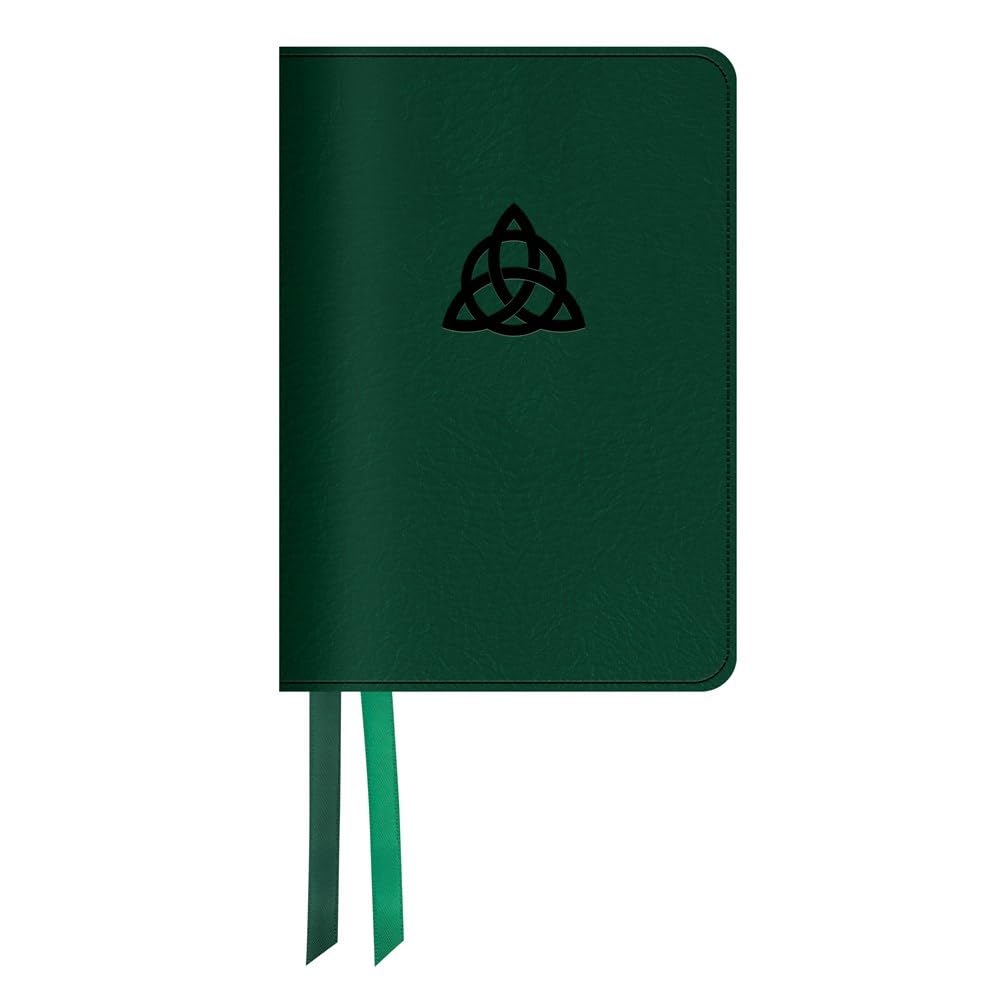 LSB Portable Paragraph Reference, Green Trinity Knot Paste-Down Faux ...
