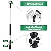 Amazon.com : RESTMO 36” Long Watering Wand, Metal Garden Hose Wand with 180° Swivel Head and 10 ...