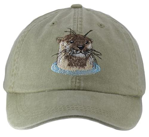 Amazon.com: Otter embroidered baseball hat, Wildlife unisex cap, (more ...