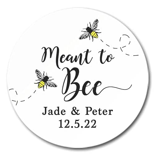Amazon.com: Meant to bee sticker, Honey favor stickers, Meant to bee ...