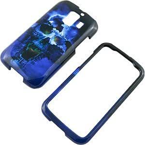 Amazon.com: Blue Skull Protector Case for AT&T Fusion 2 / Huawei U8665 ...