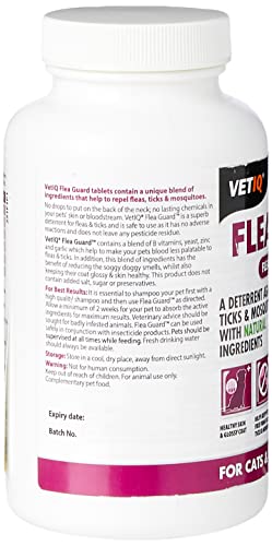 VetIQ Flea Guard, 90 Tablets, Flea Treatment for Dogs & Cats Keeps ...