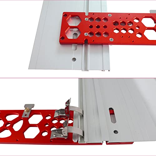 340mm Track Saw Square, Red Right Angle Circular Saw Guide Rail Angle ...