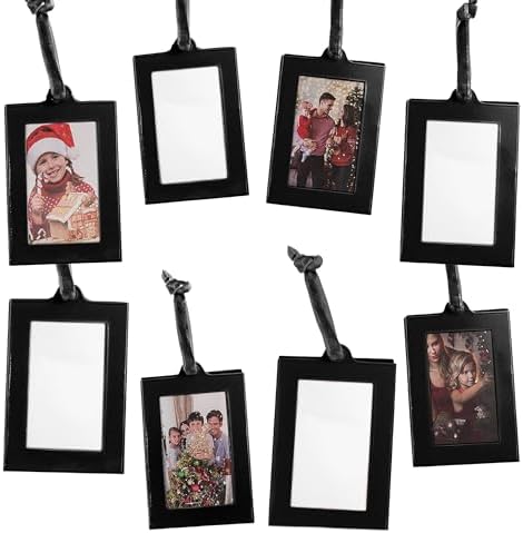 Amazon.com - Klikel Hanging Picture Frame Ornaments - Set of 8 2x3 ...