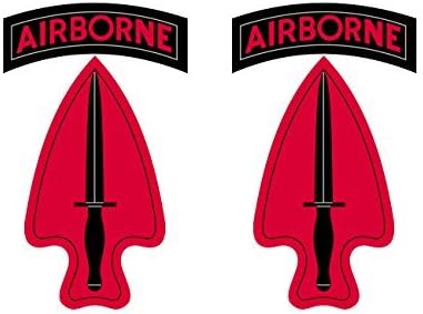 Amazon.com: Two Pack US Army Special Operations Command Sticker Decal ...
