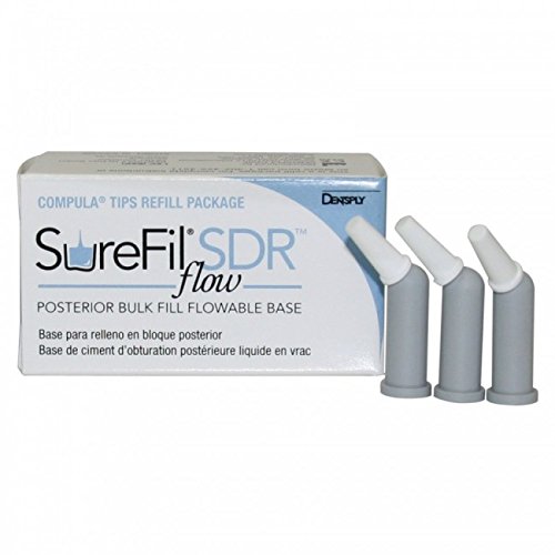 Amazon.com: Dentsply 61C006 Surefil SDR Flow 0.25 g Compula Tip Refill ...