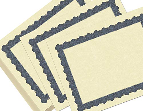 Snapklik.com : Great Papers Metallic Blue Border Certificate For Awards ...