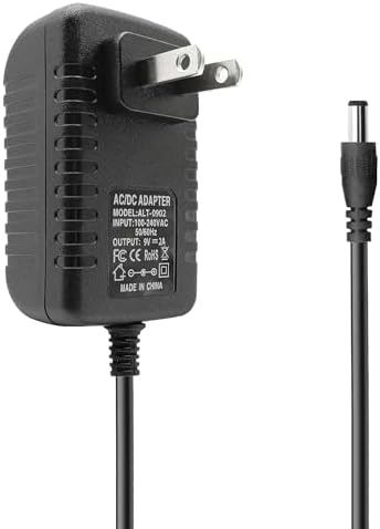 Amazon.com: 9V 2A Power Supply AC Adapter 100-240V to DC 9 Volt Power ...