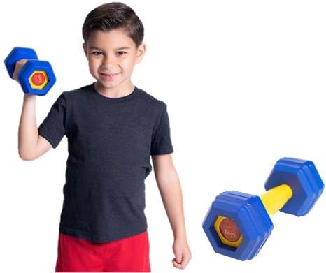 Amazon.com: WOD Toys® Dumbbell Mini - Kids Classic Hex Dumbell with ...