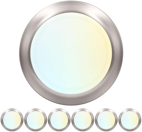 ECOELER 10Pack 6" Dimmable LED Disk Light, 16.5W 5000K Daylight 1000Lm ...