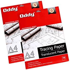 Tracing Paper -90/100 GSM -100 Sheets -A3 Size (297mm X 420mm) : Amazon ...