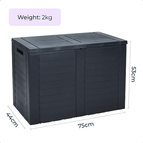 idooka Compact Parcel Box Outdoor - Waterproof Plastic Outdoor Storage ...