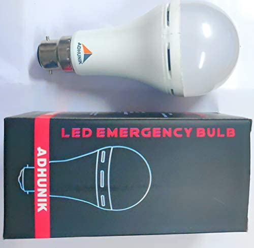 Emergency LED Bulb 9 Watt Rechargeable Inverter LED Emergency Bulb ...