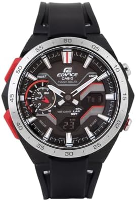 Casio Edifice ECB-2000DC-1ADF Black Analog-Digital Dial Gray Ion Plated ...