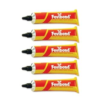 Pidilite Fevibond Tube Synthetic Rubber Based Adhesive - 50ml,Pack of 5 ...