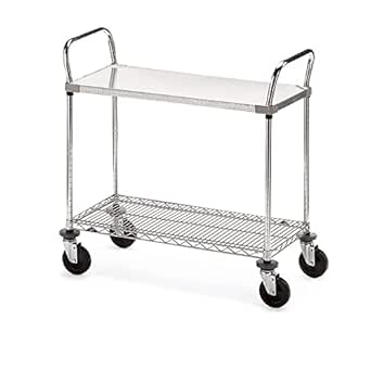 Amazon.com: Metro Galvanized/Wire Carts, 36" W x 24" D x 39-1/2"H ...