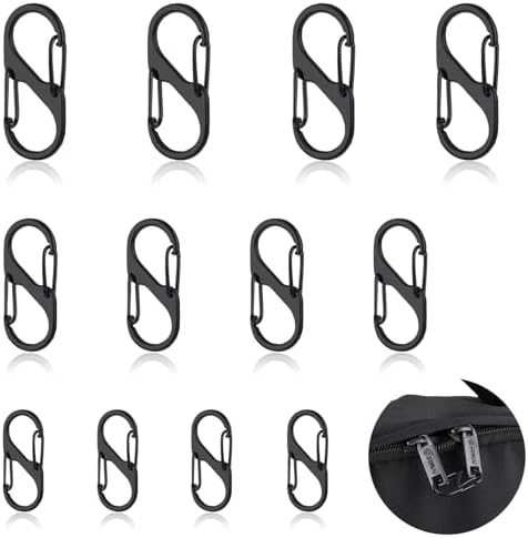 Ouligay 12PCS Zipper Lock Clips Theft Deterrent Dual Opening Zipper ...