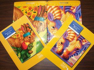 Grade 3 Harcourt Trophies Student Editions and Practice Workooks 4-Book ...