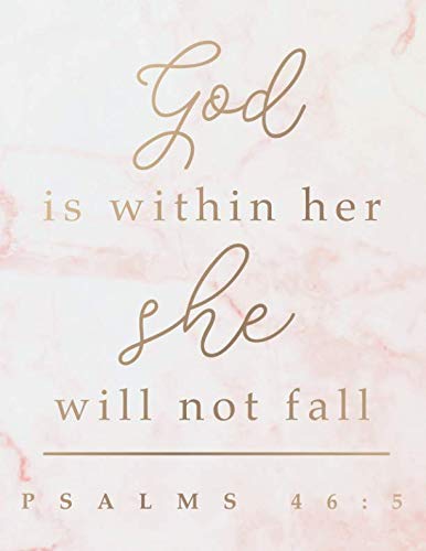 God is Within Her She Will Not Fall: Journal or Composition book ...