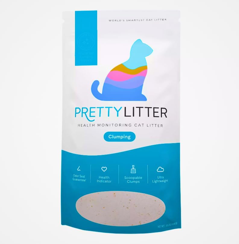 Amazon.com : Pretty-Litter Health Monitoring Clumping Cat Litter - 10 ...