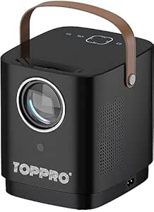 TOPPRO C9 Smart HD 720P WiFi LED Projector | 5000 Lumens | 150'' Large Screen | 30000H Lifespan ...