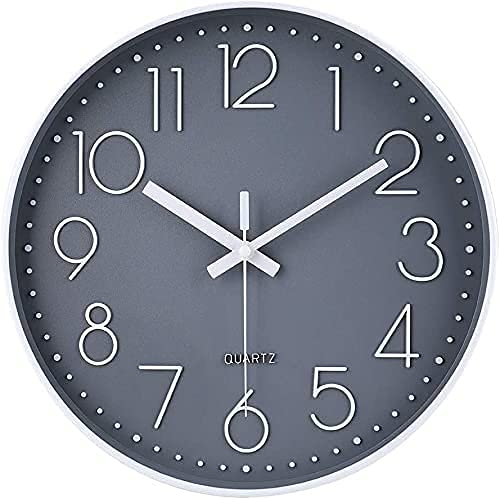Buy Rylan Wall Clock 12" Silent Quartz Decorative Latest Wall Clock Non ...