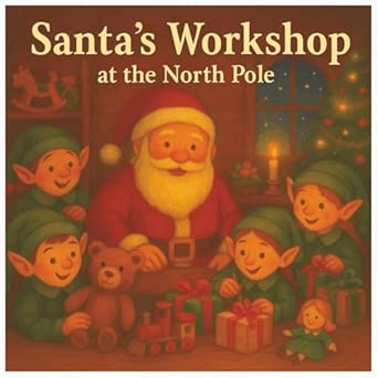 Santa's Workshop at the North Pole: A Bedtime Christmas Book for Kids ...