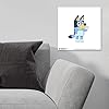 Amazon.com: Gallery Pops Bluey - Bluey Waving Wall Art, Unframed ...