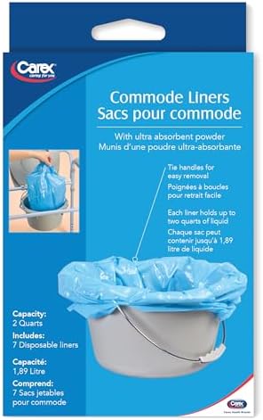 Amazon.com: Carex Commode Liners P709 : Health & Household