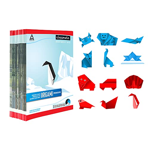 Classmate Origami Notebooks -Unruled, 168 Pages, 240 mm x 180 mm - Pack ...