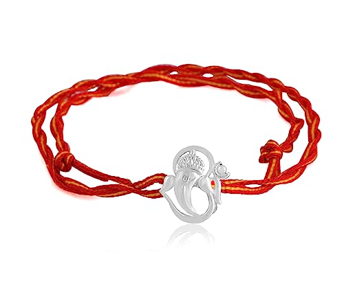 Buy I JUELS ; LIVE THE EMOTIONS Pure silver rakhi For brother. 3-In-1 ...