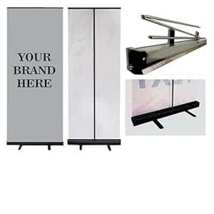 CreativePrintSolution Roll up Metal Base Banner Standee 3x6 Feet ...