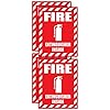 Amazon.com: Fire Extinguisher Inside Vinyl Decals | Stickers | Labels ...