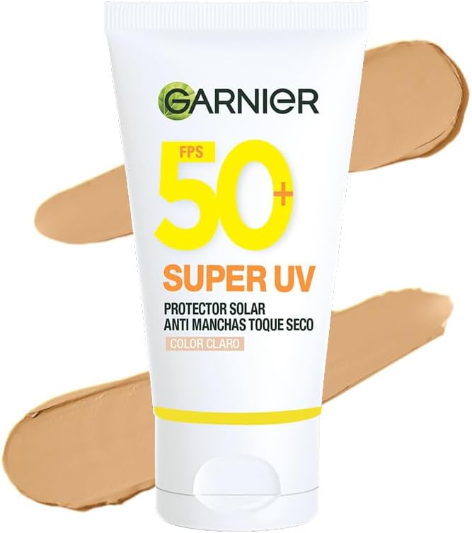 Garnier Super UV Protector Solar Facial Toque Seco Efecto Mate Con ...