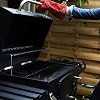 CosmoGrill Outdoor XL Smoker Barbecue Charcoal Portable BBQ Grill, 2 ...