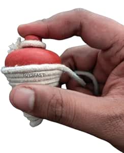 TOYSFAST® (Pack of 1 PCS Lattu) Plastic Spinning Lattu with Thread for ...