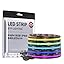 BTF-LIGHTING UL Listed FCOB COB RGB Flexible High Density LED Strip 24V ...