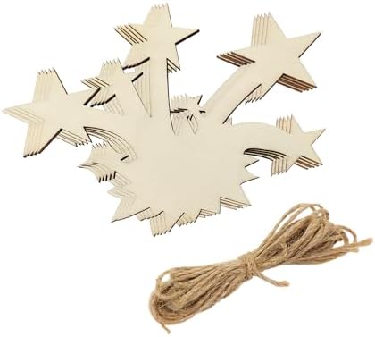 Amazon.com: 30 Pack 4 Inch Wood Fireworks Cutouts Unfinished Wooden ...