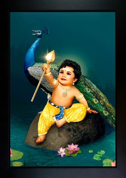 CrowdHall Murugan Photo Frame | Lord Murugan Photo Frame | Murugan Wall ...