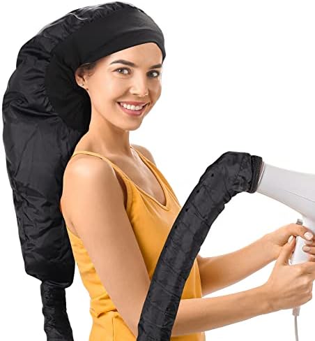 Amazon.com: Upgraded Hair Dryer Bonnet Attachment, Extra Long Tube ...