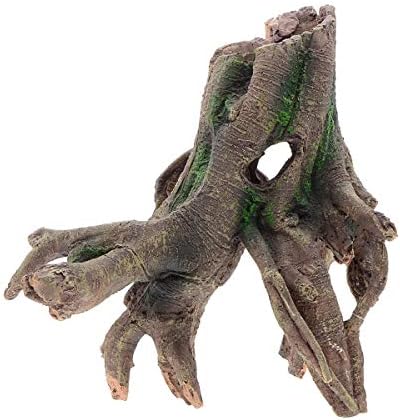 hygger Aquarium Decoration Tree Trunk, Resin Cave Fish Tank Decoration ...
