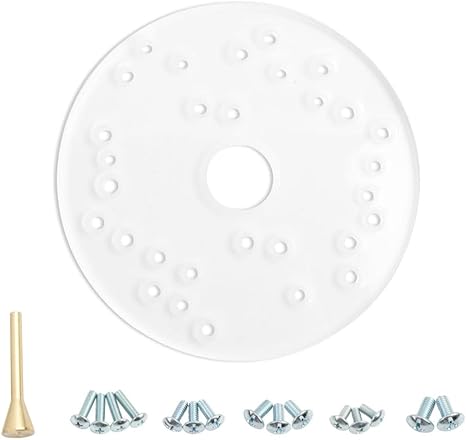 O'SKOOL 6-1/2" Router Acrylic Universal Base Plate Fits Router Porter ...