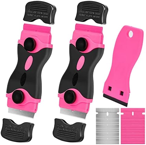 3 Pack Razor Blade Scraper Plastic Razor Scraper Razor Scraper Tool ...
