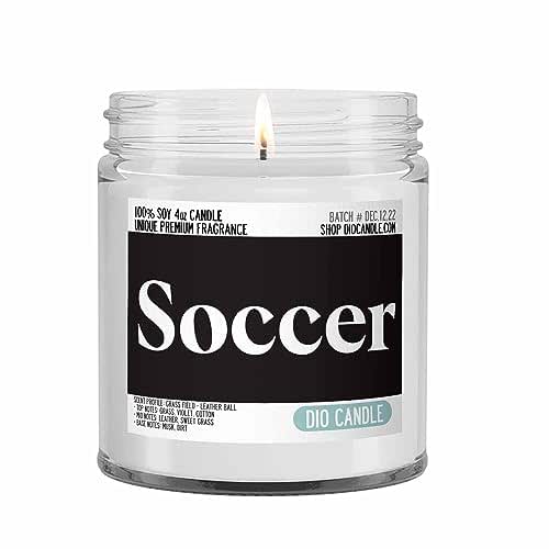 Amazon.com: Soccer Scented Candle - Smells Like Grass Field - Leather ...
