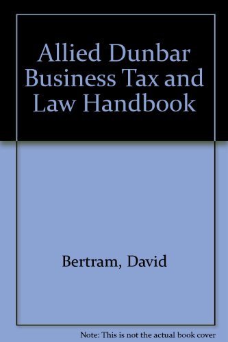 『Allied Dunbar Business Tax & Law Handbook 3/e』｜感想・レビュー - 読書メーター